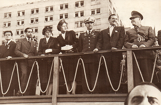 Visita presidencial de Juan. D. Perón a Chile. Chile, 1953. - Hilario ...
